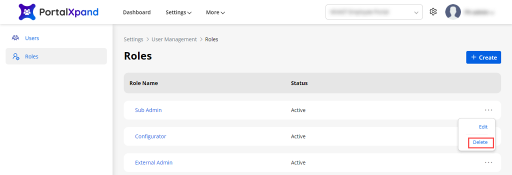 Can We Remove Roles and Users From the Portal?
