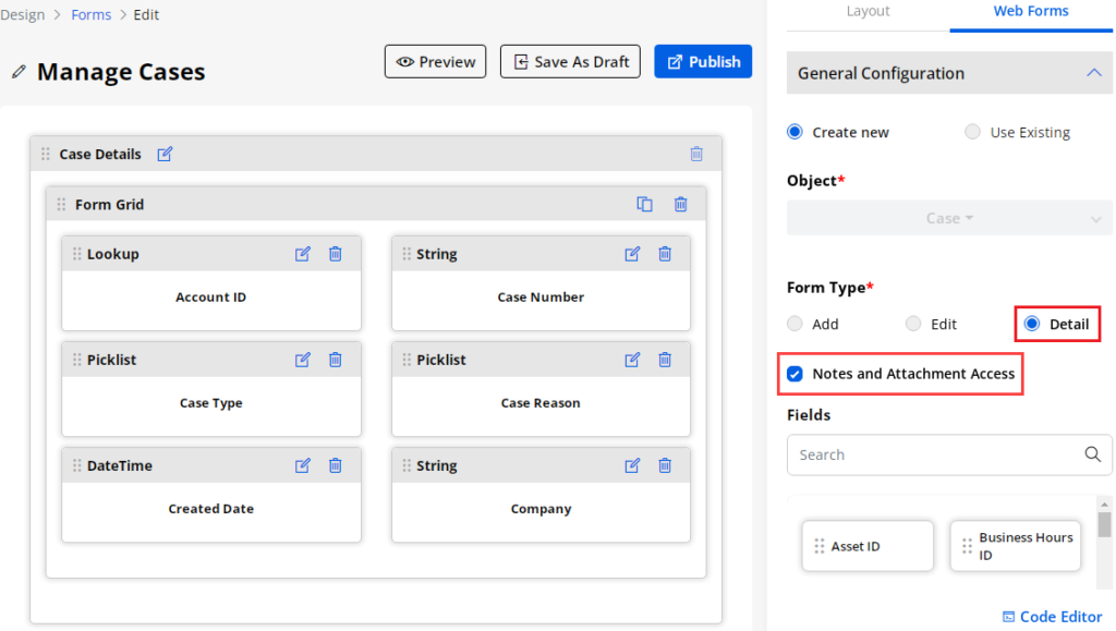 How to Enable Notes and Attachments From the Portal